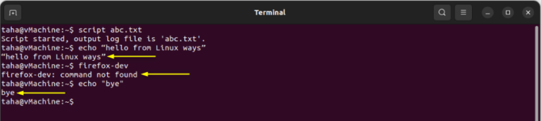 How To Save Terminal Output To A File In Ubuntu Linuxways