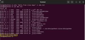 How to Save Terminal Output to a File in Ubuntu? – LinuxWays
