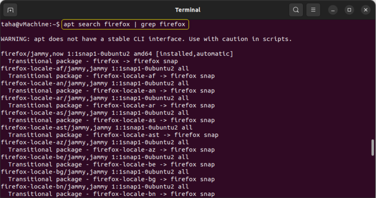 How to Search for Available Packages from the Command Line in Ubuntu ...