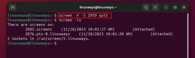 How to Kill a Screen Session in Linux? – LinuxWays