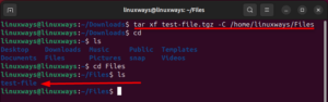 How to unzip .tgz File Using the Terminal? – LinuxWays