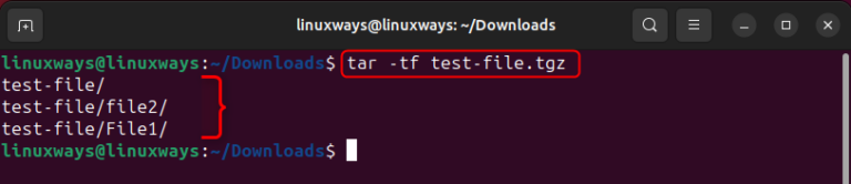 How to unzip .tgz File Using the Terminal? – LinuxWays