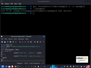 Check If File Exists in C Language – LinuxWays