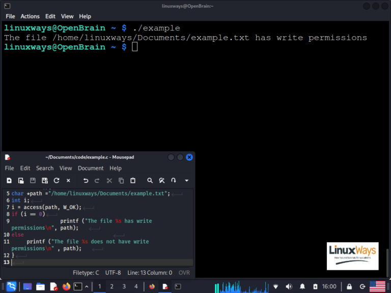 Check If File Exists in C Language – LinuxWays