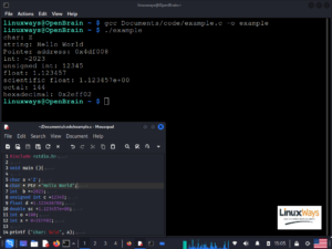 Printf() Formatting Specifiers in C Language – LinuxWays