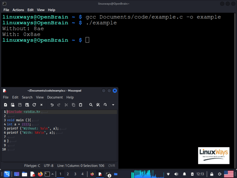 Printf() Formatting Specifiers in C Language – LinuxWays