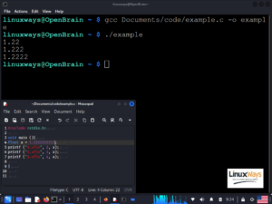 Printf() Formatting Specifiers in C Language – LinuxWays