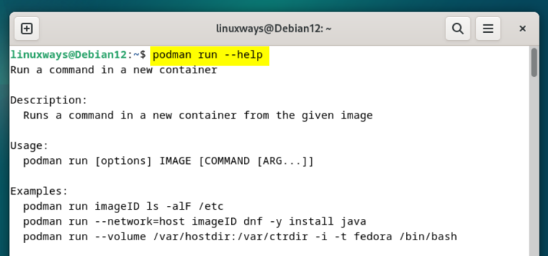 How To Install Podman on Debian 12 – LinuxWays