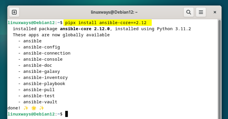 How to Install and Configure Ansible on Debian 12 – LinuxWays