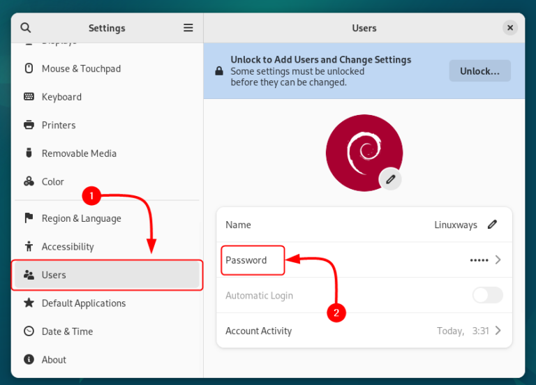 How to Change Root Password in Debian 12 – LinuxWays
