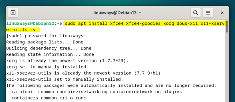 How to Install and Use XRDP Server On Debian 12 – LinuxWays