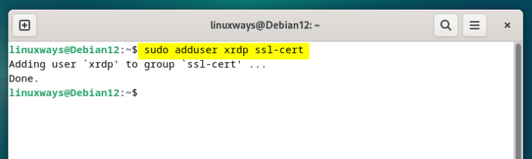 How To Install And Use Xrdp Server On Debian 12 Linuxways