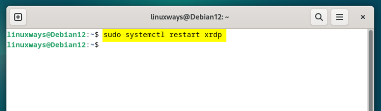 How to Install and Use XRDP Server On Debian 12 – LinuxWays