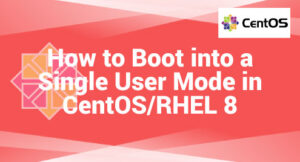 How to Boot into a Single User Mode in CentOS/RHEL 8 – LinuxWays