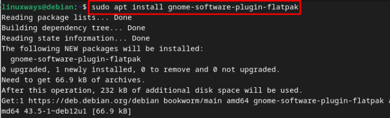 How To Install And Use Flatpak On Debian 12 Linuxways