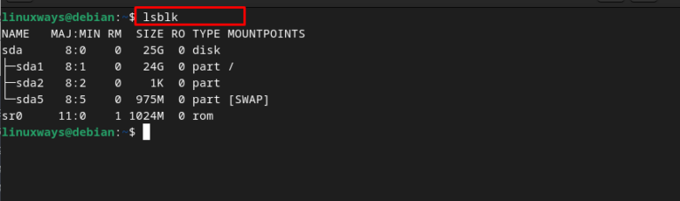 How to List Disks in Debian 12 – LinuxWays