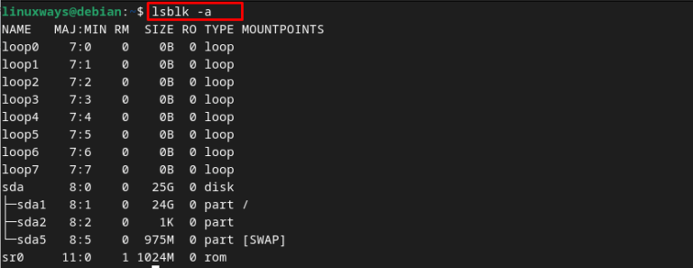 How to List Disks in Debian 12 – LinuxWays