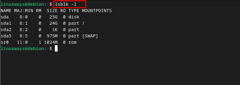 How to List Disks in Debian 12 – LinuxWays