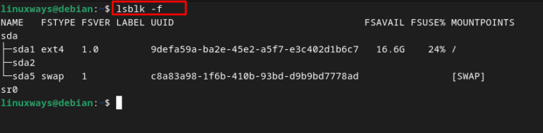 How to List Disks in Debian 12 – LinuxWays