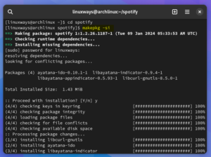 How to Install Spotify on Arch Linux – LinuxWays