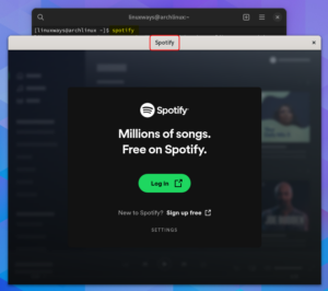 How to Install Spotify on Arch Linux – LinuxWays