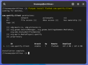 How to Install Spotify on Arch Linux – LinuxWays