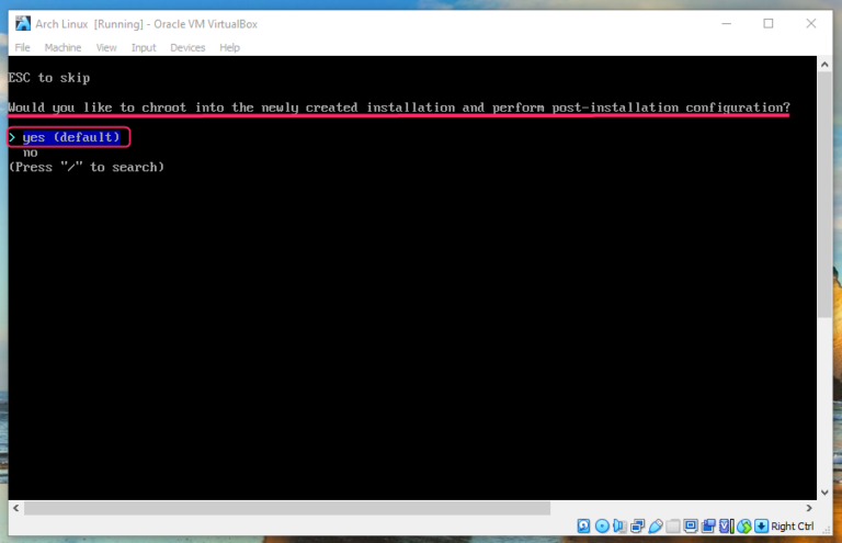 How to Install Arch Linux on VirtualBox – LinuxWays