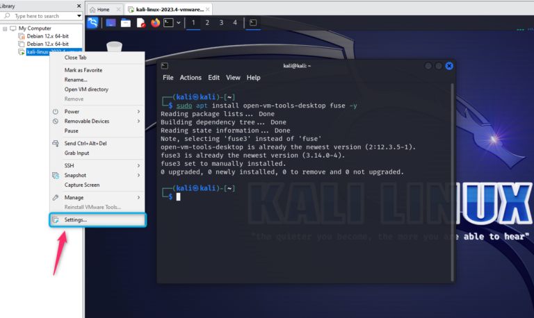 How to Install VMware Tools (Guest Tools) on Kali Linux – LinuxWays
