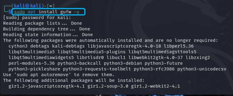 How to Install and Setup Firewall on Kali Linux – LinuxWays