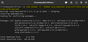 How To install Wayland on Arch Linux – LinuxWays