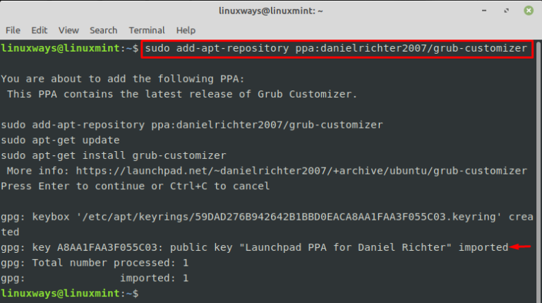How To Install And Use Grub Customizer On Linux Mint 21 Linuxways