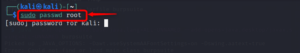 How to Change Root Password on Kali Linux – LinuxWays