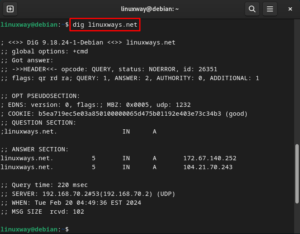How to Install and Use Nslookup on Debian 12 – LinuxWays