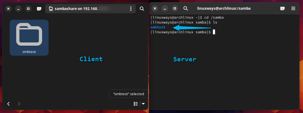 How To Install And Configure Samba On Arch Linux Linuxways 6780