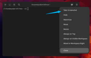How to Take Screenshots on Arch Linux – LinuxWays