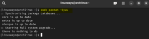 How to Update Arch Linux – LinuxWays