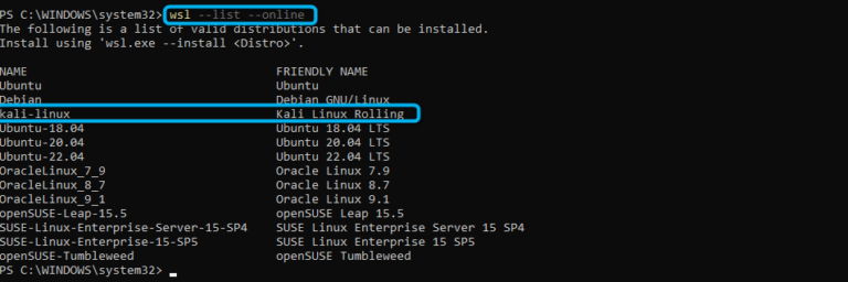 How to Install Kali Linux on Windows 11 | WSL Installation – LinuxWays