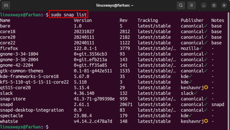 How to List Installed Packages on Ubuntu 22.04 – LinuxWays