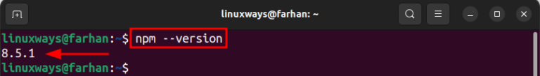 How to Install NPM on Ubuntu 22.04 – LinuxWays
