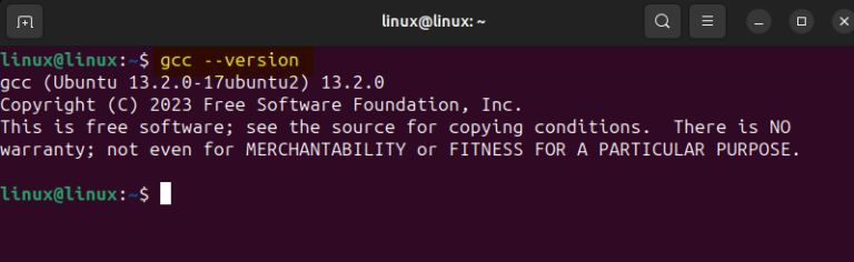 How to Install gcc Compiler on Ubuntu 24.04 – LinuxWays