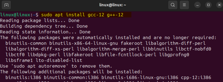 How to Install gcc Compiler on Ubuntu 24.04 – LinuxWays