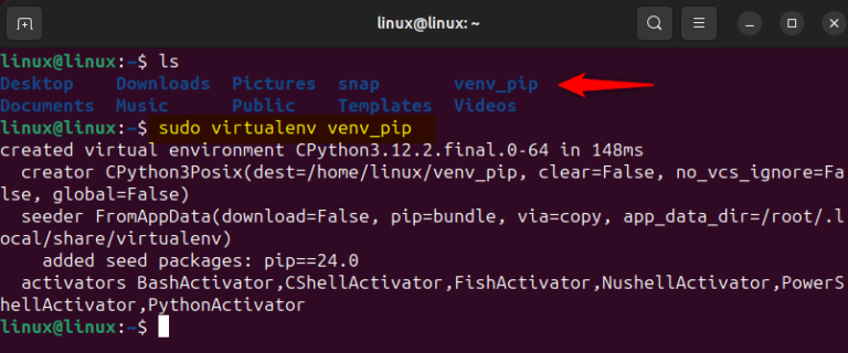 How To Install Pip And Use On Ubuntu 2404 Linuxways